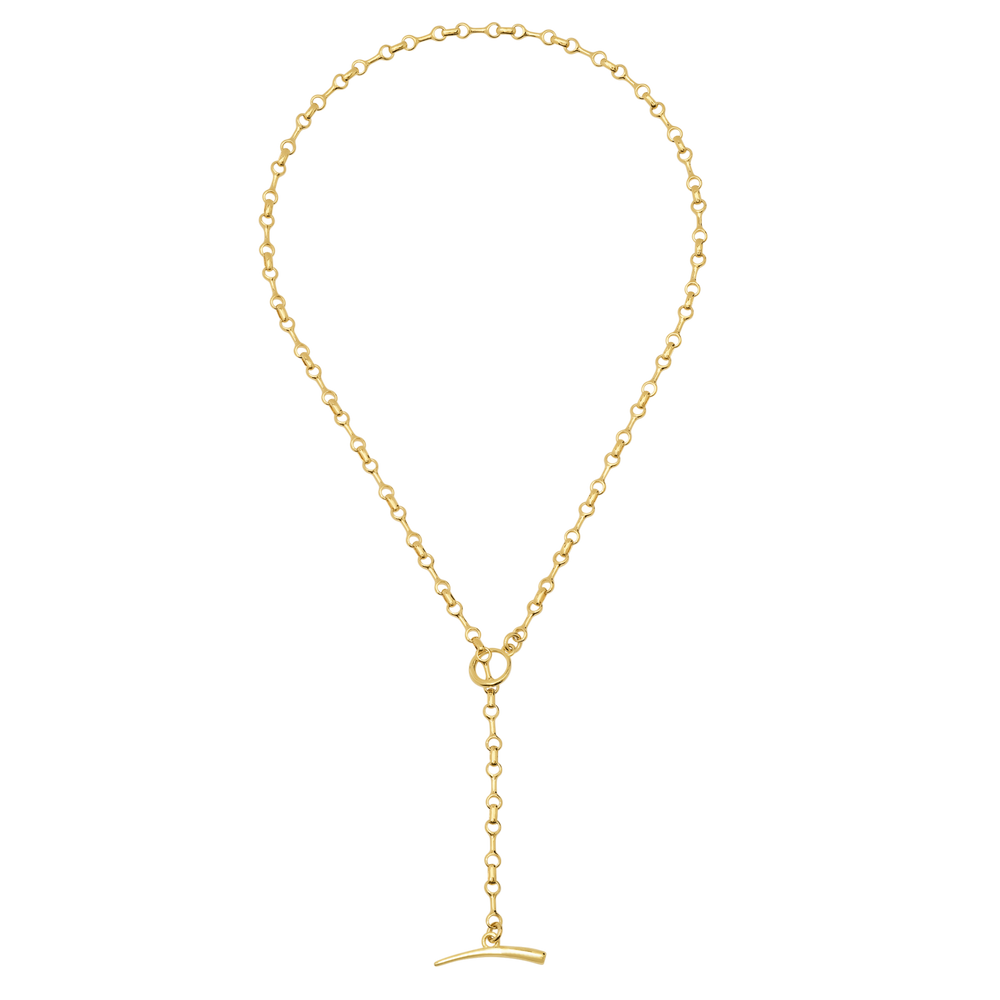 10 MM Double Beam Chain Necklace with Tusk Clasp | Gabriela Artigas + CO