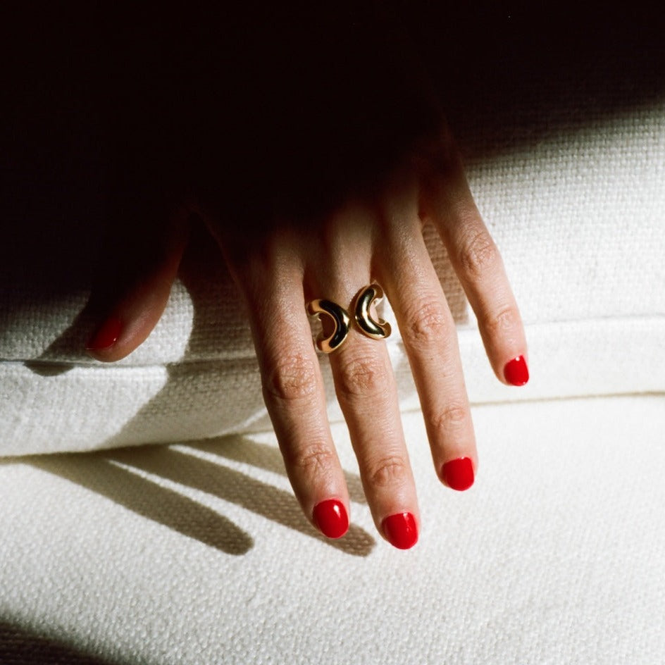 Fine Grande Double Beam Ring | Gabriela Artigas + CO