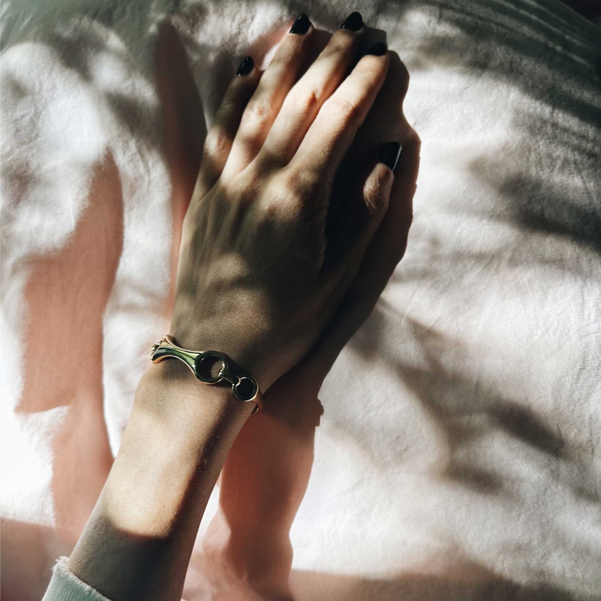 Triple Linked Double Beam Cuff